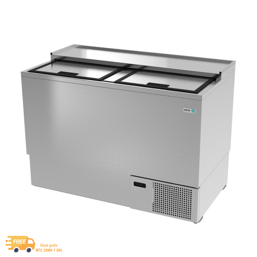 ASBER AGF-50-S Congelador Glass Froster Acero Inoxidable 2 Puertas Cor – ALAKARTA COCINAS ...